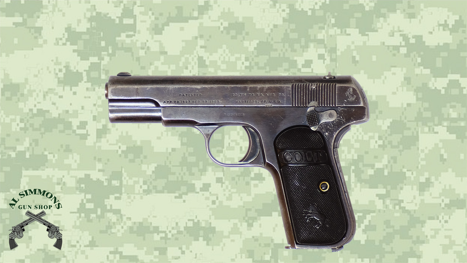 ASG-2020-USED-Colt-1903-Pocket-Hammerless-02 – Al Simmons Gun Shop