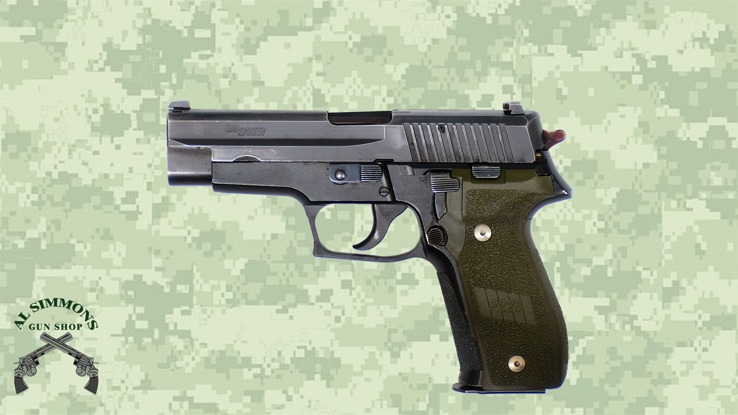 ASG-2020-USED-Sig-Sauer-P226-OD-Grips-02 – Al Simmons Gun Shop