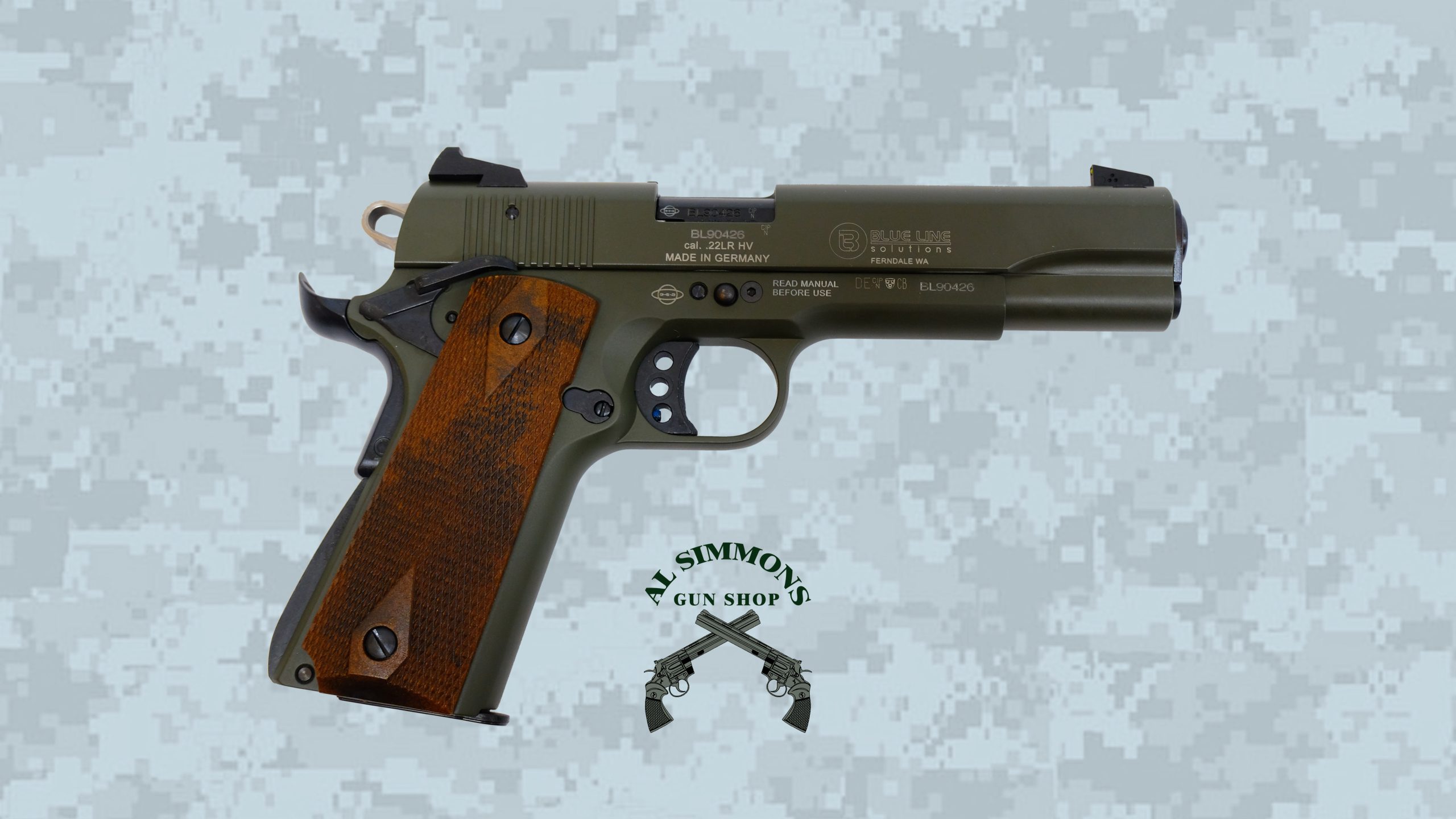 GSG 1911 OD Green USE 2 PRO – Al Simmons Gun Shop