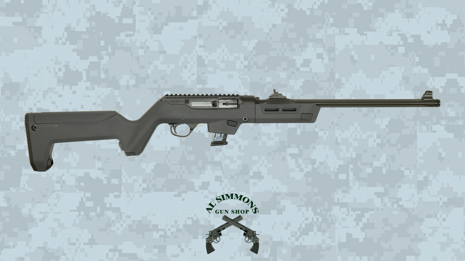 Ruger PC Carbine Backpacker GRY 9mm (19133) – Al Simmons Gun Shop